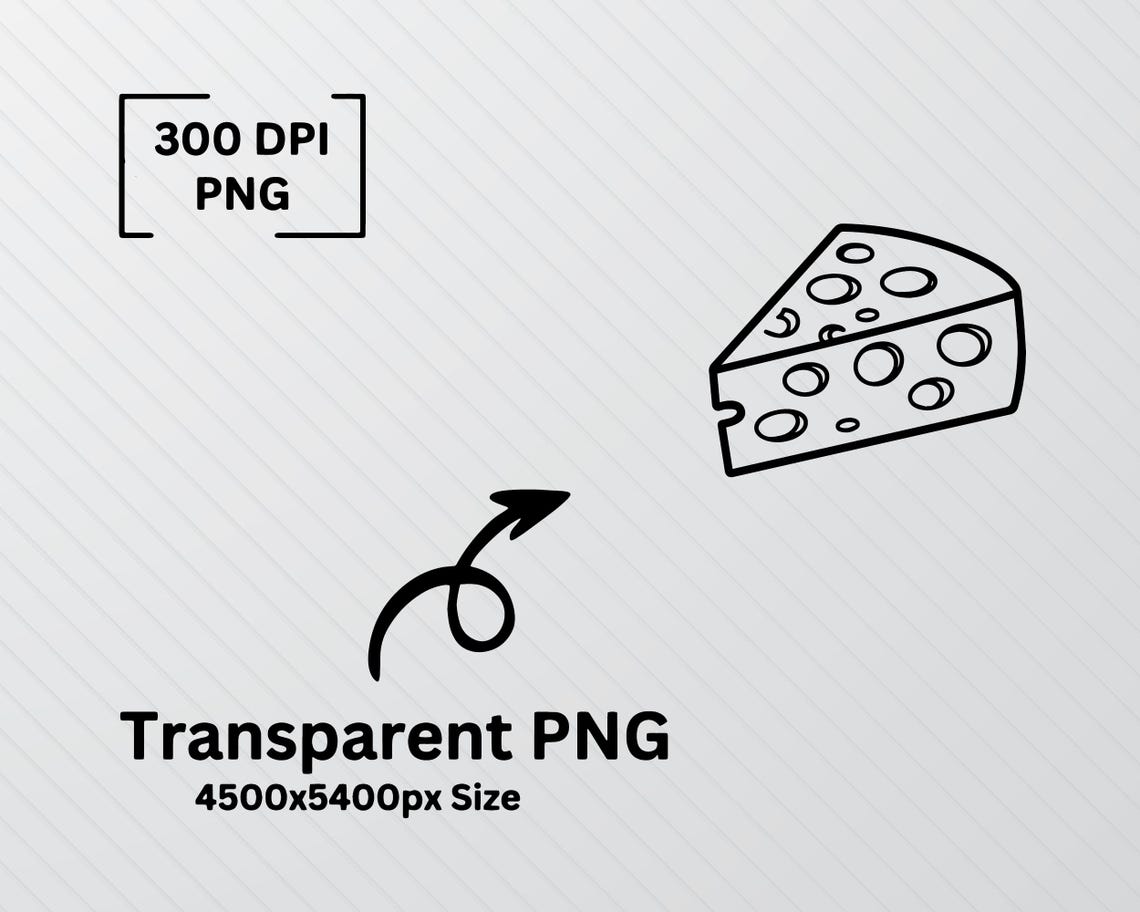 Cheese Silhouette Svg, Cheese Svg Bundle, Cheese Clipart Png, Cheese ...