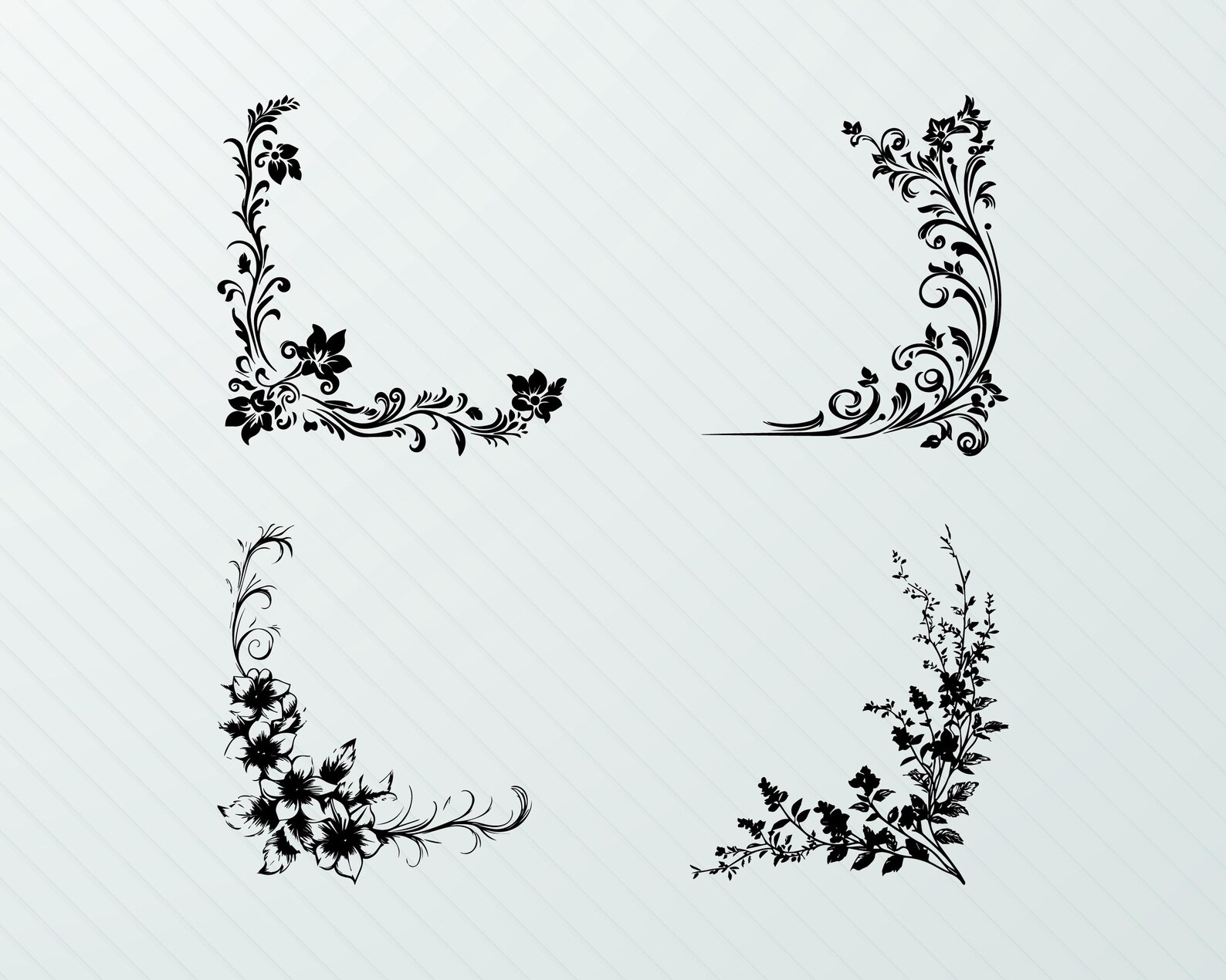 Corner Frame Svg Png, Corner Frame Clipart, Corner Frame Silhouette ...