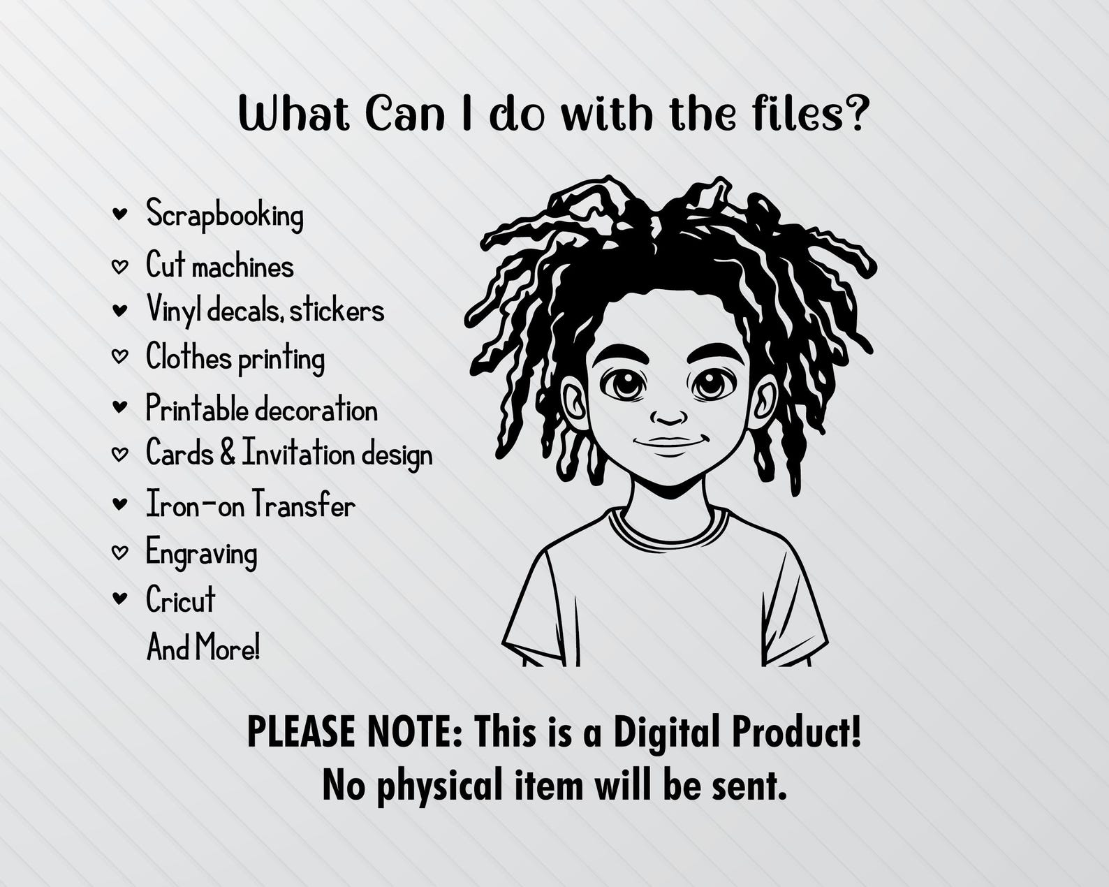 Dreadlocks Svg Bundle, Dreadlocks Silhouette Png, Boy With Dreadlocks ...