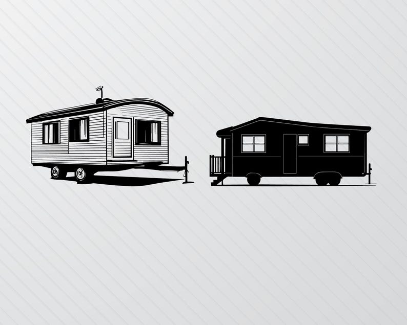 Mobile Home SVG Bundle: 50 Vector Art Designs (PNG, Cricut) - Etsy