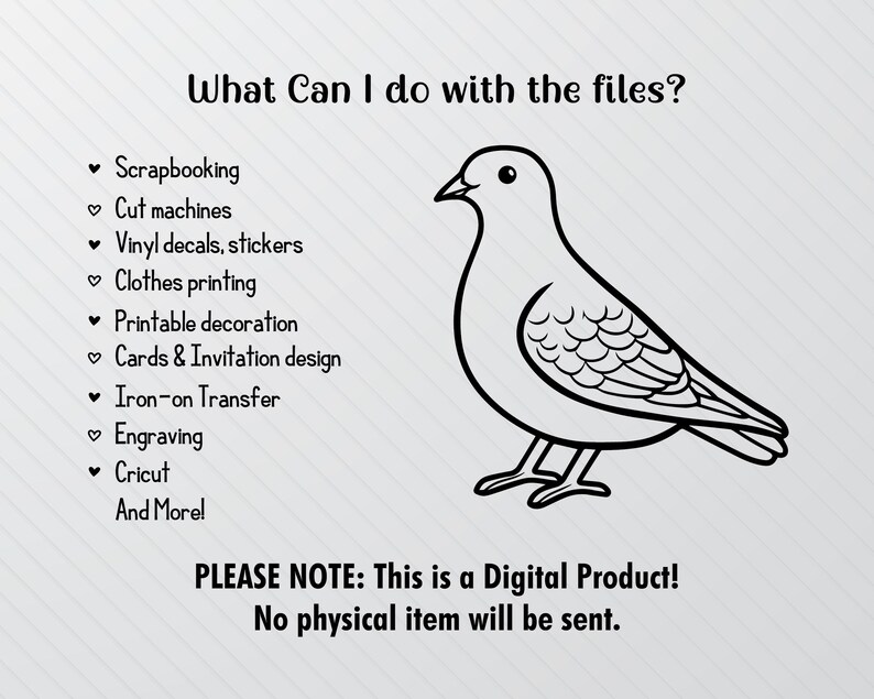 Dove SVG Bundle: Bird Silhouette, Clipart, Icon (PNG, Vector) - Etsy