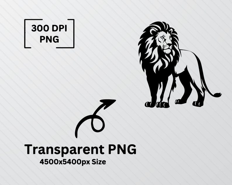 Lion Silhouette, Lion Svg Bundle, Baby Lion Clipart, Cute Lion Icon Png ...