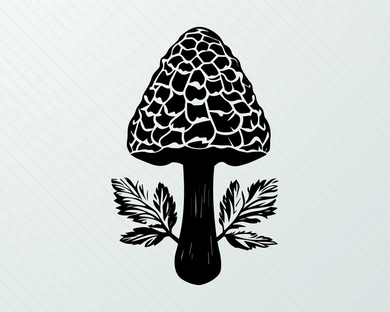 Morel Mushroom Svg Png, Morel Mushroom Clipart, Morel Mushroom ...