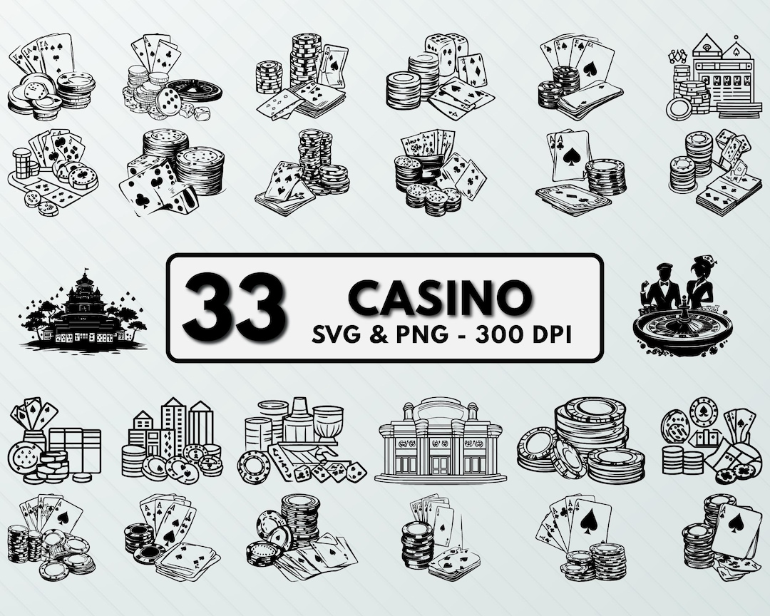 Casino Svg, Poker Chips Png, Clipart, Casino Cards Silhouette, Checks ...