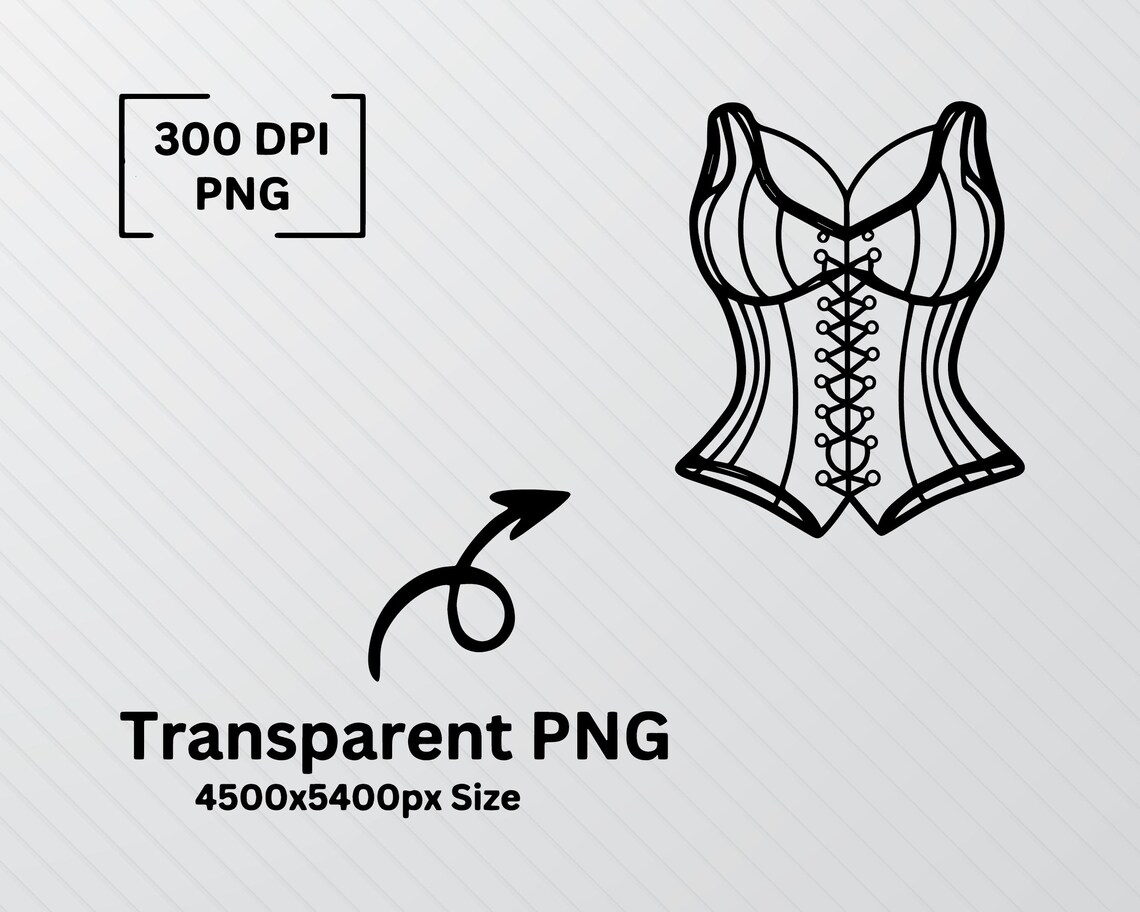 Women Corset Silhouette Svg, Corset Svg Bundle Set, Women Fashion ...