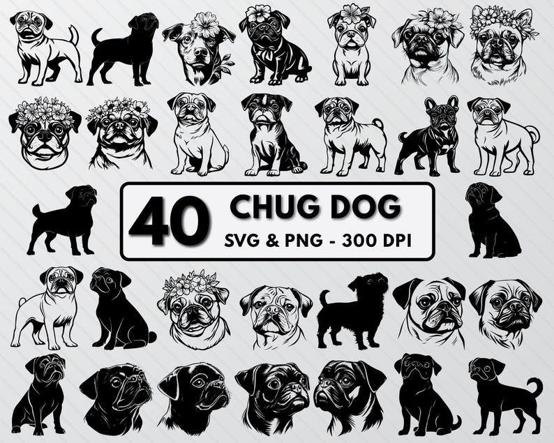 Chug Dog Svg Bundle, Chug Dog Silhouette Cut File for Cricut, Chug Dog ...