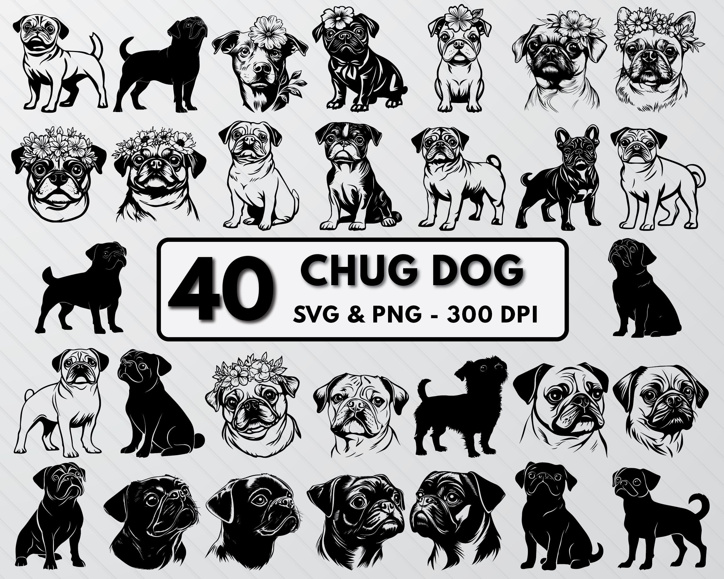 Chug Dog Svg Bundle, Chug Dog Silhouette Cut File for Cricut, Chug Dog ...