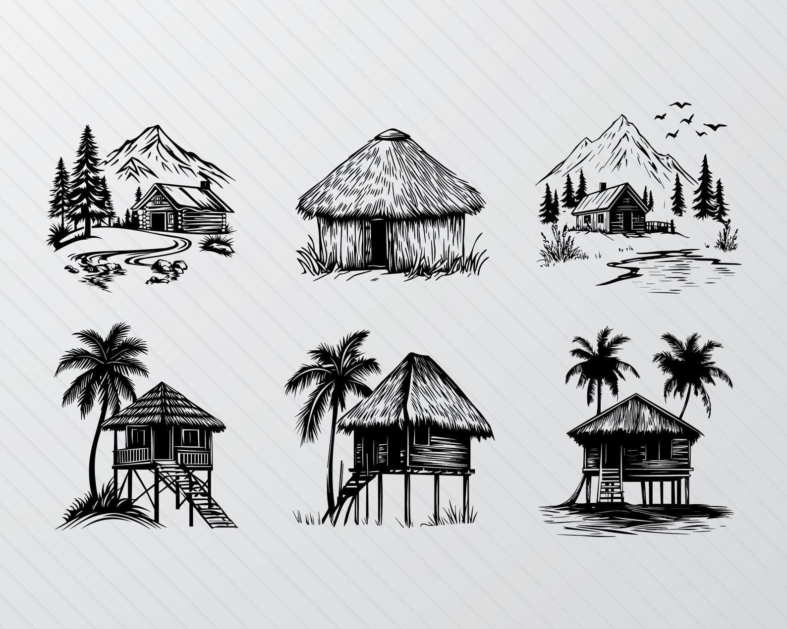 Hut PNG, Hut Silhouette Png, Hut Vector, Hut, Hut Clipart, Hut Decal ...