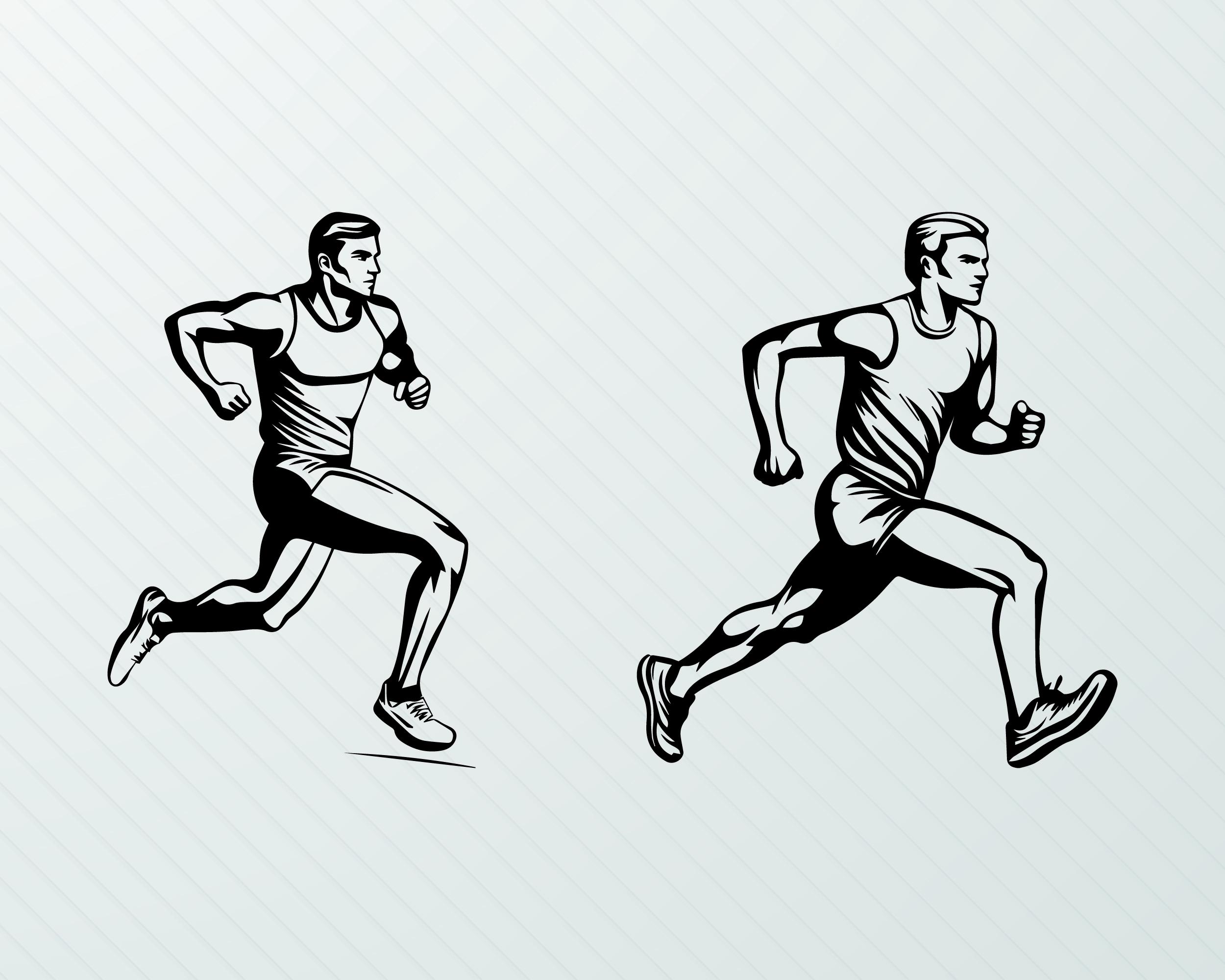 Runner Svg Png, Runner Clipart, Runner Silhouette, Runner Decal, Runner ...