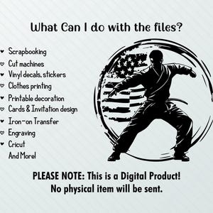 Kung Fu Svg, Kung Fu Png, Clipart, Kung Fu Silhouette, Decal, Kung Fu ...