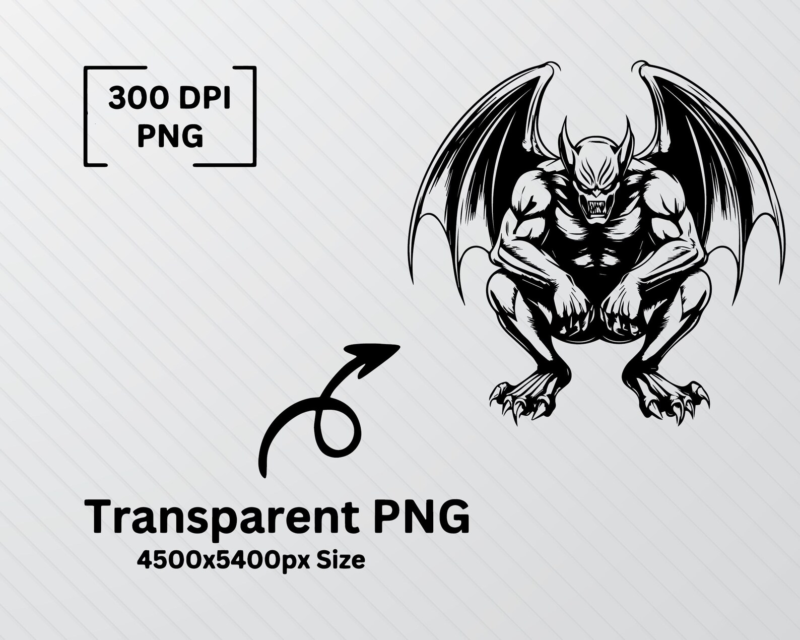 Gargoyle Svg Bundle, Gargoyle Silhouette, Gargoyle Clipart, Outlines ...