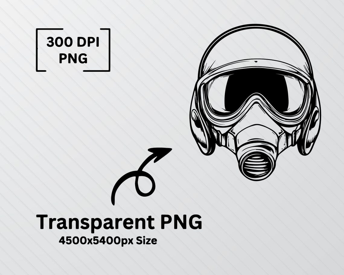 Aviator Helmet SVG Bundle: Pilot Helmet Clipart, Decal (PNG) - Etsy