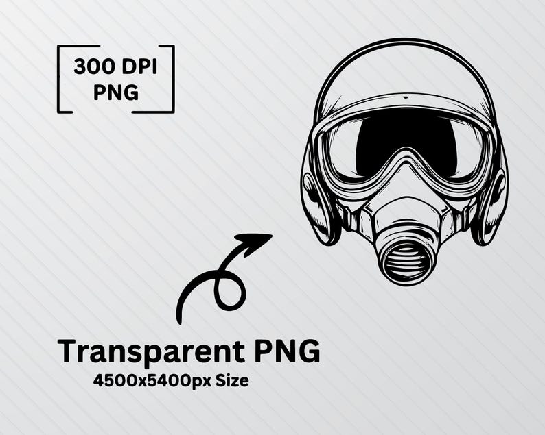 Aviator Helmet SVG Bundle: Pilot Helmet Clipart, Decal (PNG) - Etsy