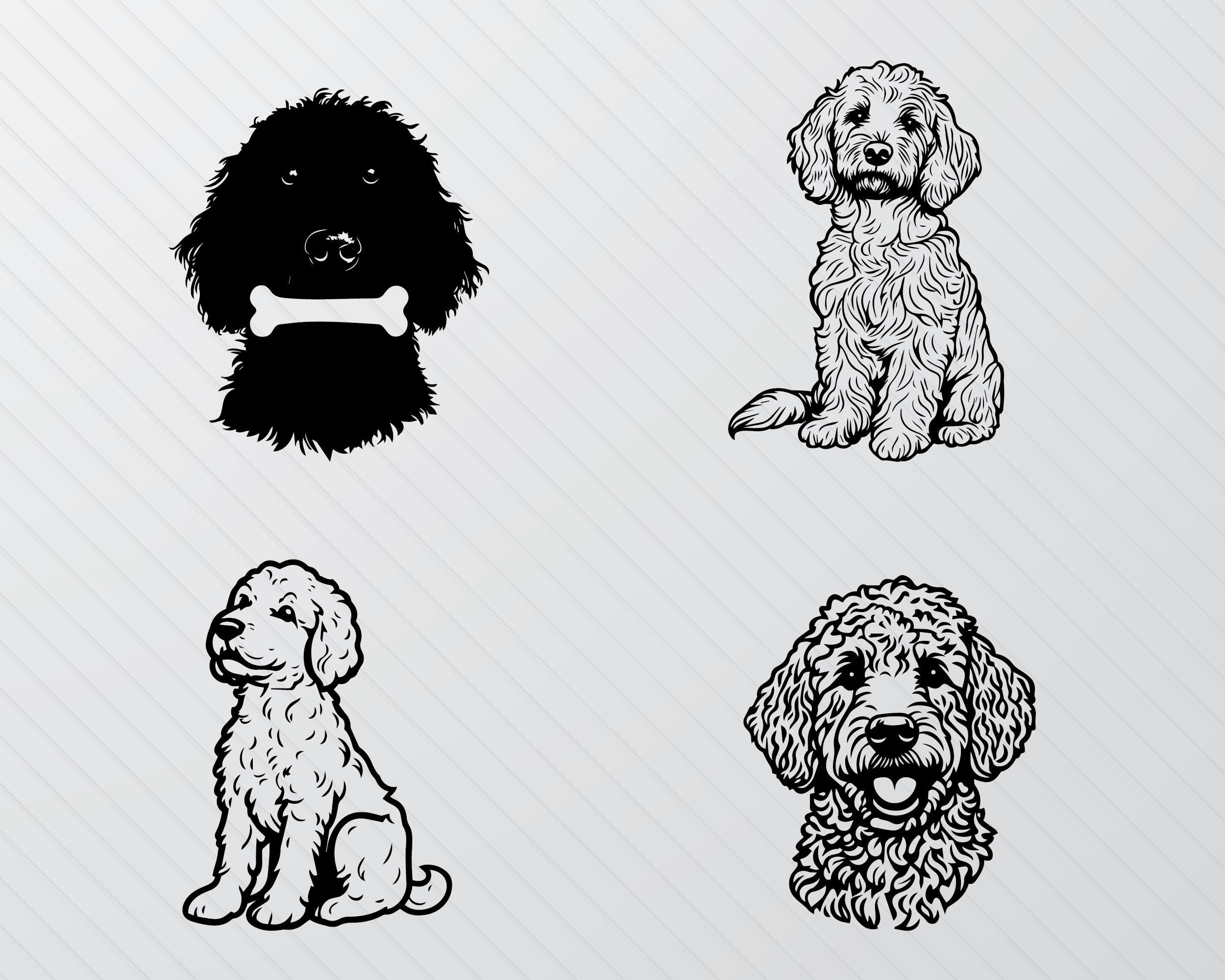 Goldendoodle Svg Bundle, Goldendoodle Silhouette Png, Goldendoodle Dog ...