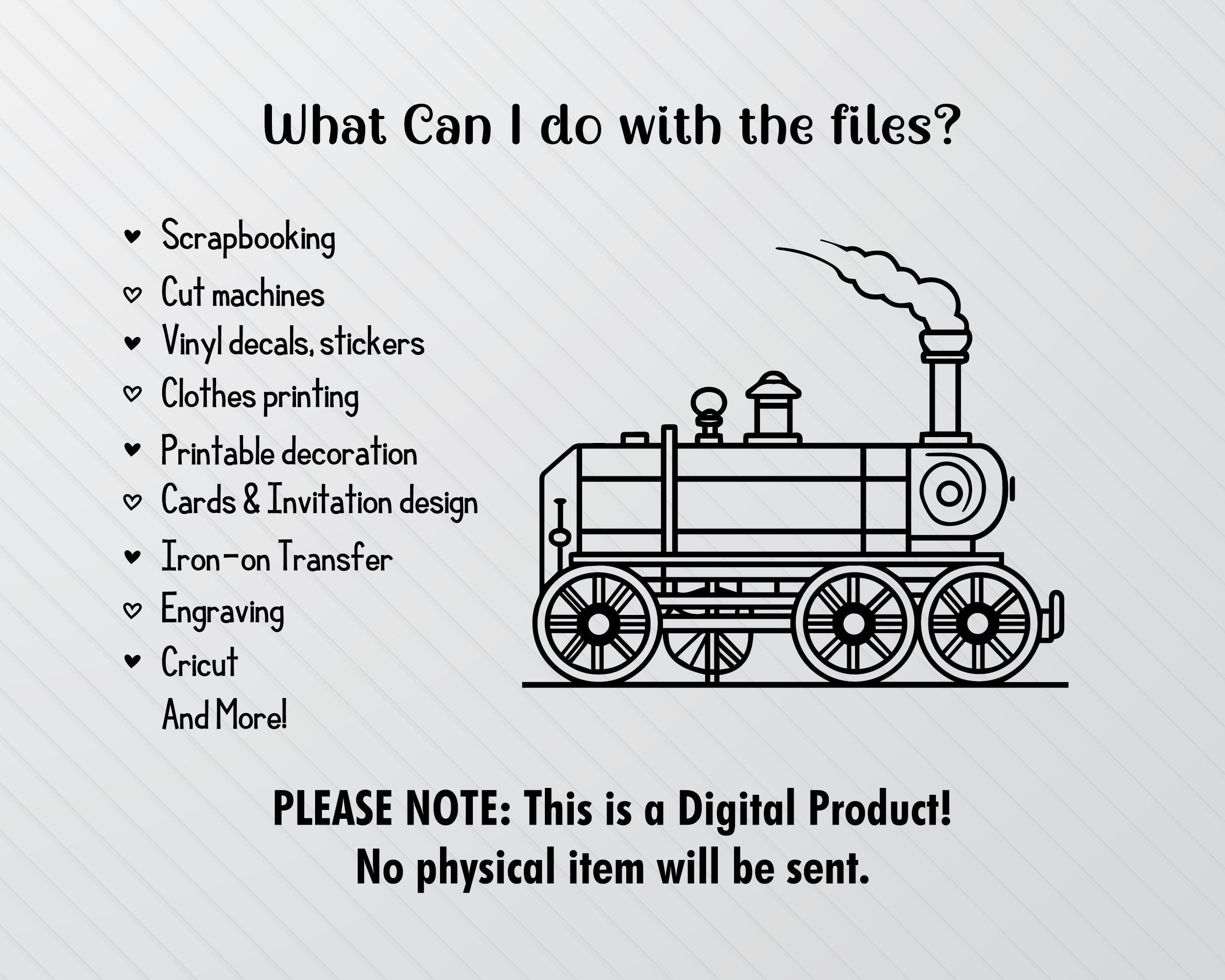 Steam Engine Svg Bundle, Steam Engine Silhouette Svg, Train Engine Png ...