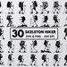 Skeleton Hiker Silhouette, Hiker Svg Bundle, Hiking Clipart Png ...