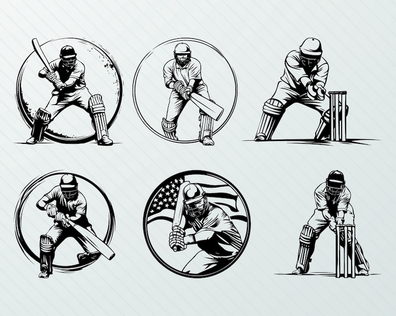 Cricket Svg, Cricket Png, Cricket Bat Clipart, Cricket Ball Silhouette ...