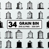 Grain Bin - Etsy