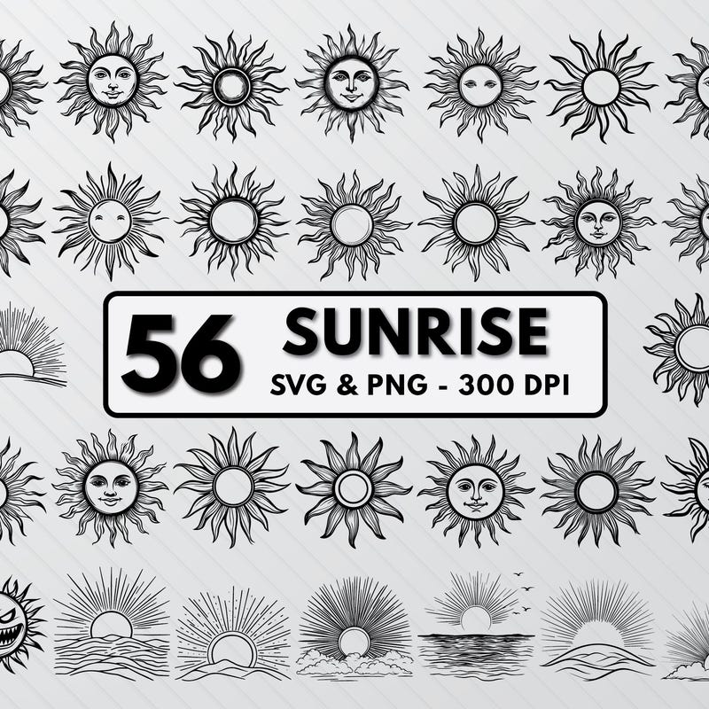 Sun Decal - Etsy