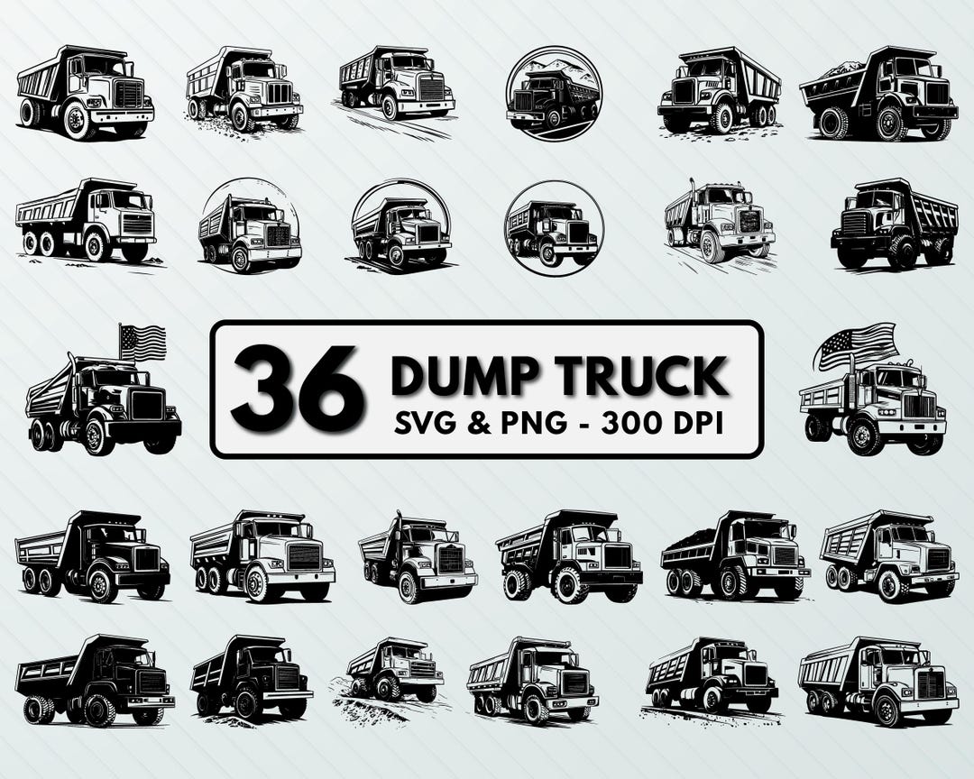 Dump Truck Svg Png Bundle , Dump Truck Clipart, Dump Truck Silhouette ...