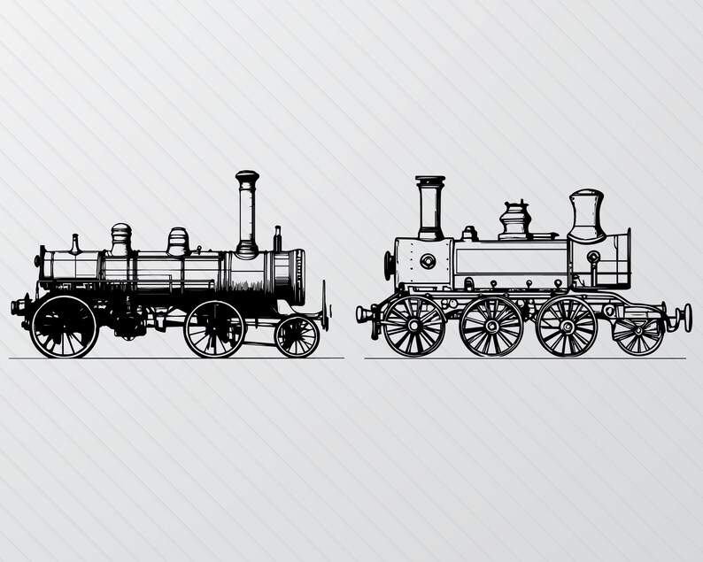 Steam Engine Svg Bundle, Steam Engine Silhouette Svg, Train Engine Png ...