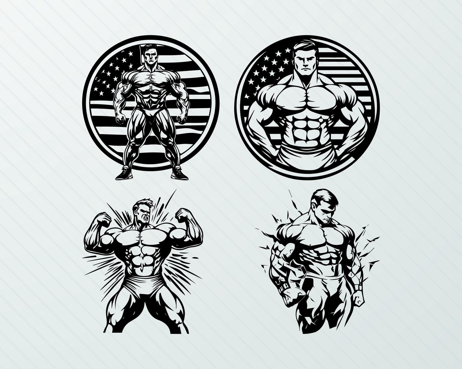 Bodybuilder Svg Png, Bodybuilder Clipart, Bodybuilder Silhouette ...