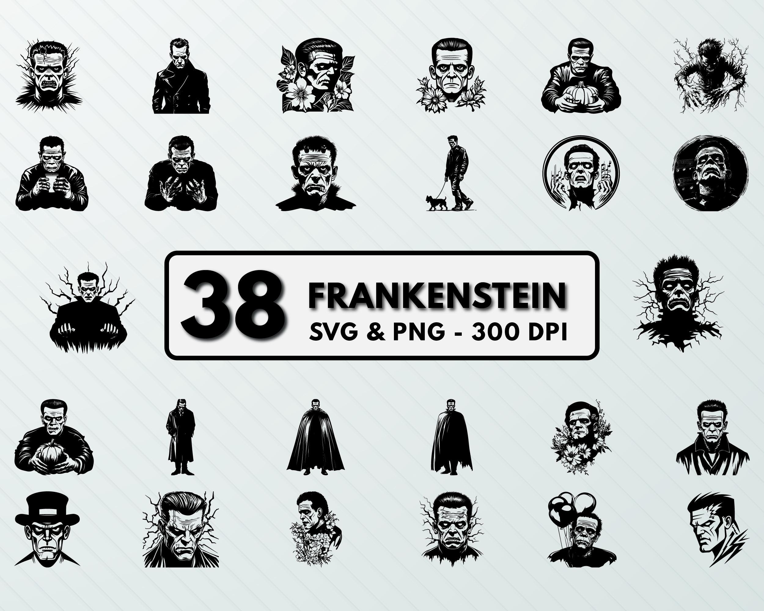 Frankenstein Svg Png, Frankenstein Clipart, Frankenstein Silhouette ...