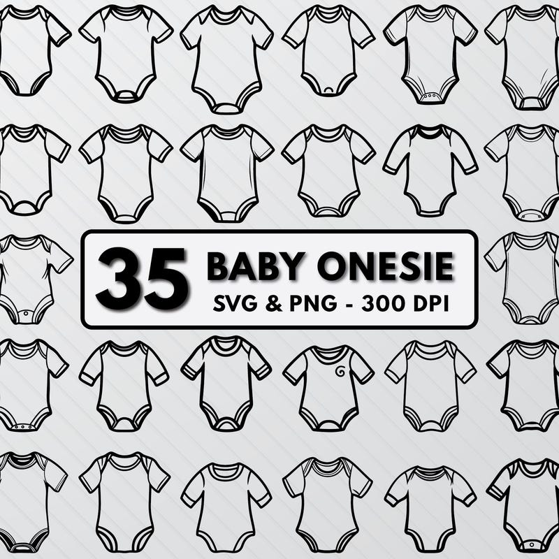 Baby Onesies Svg - Etsy