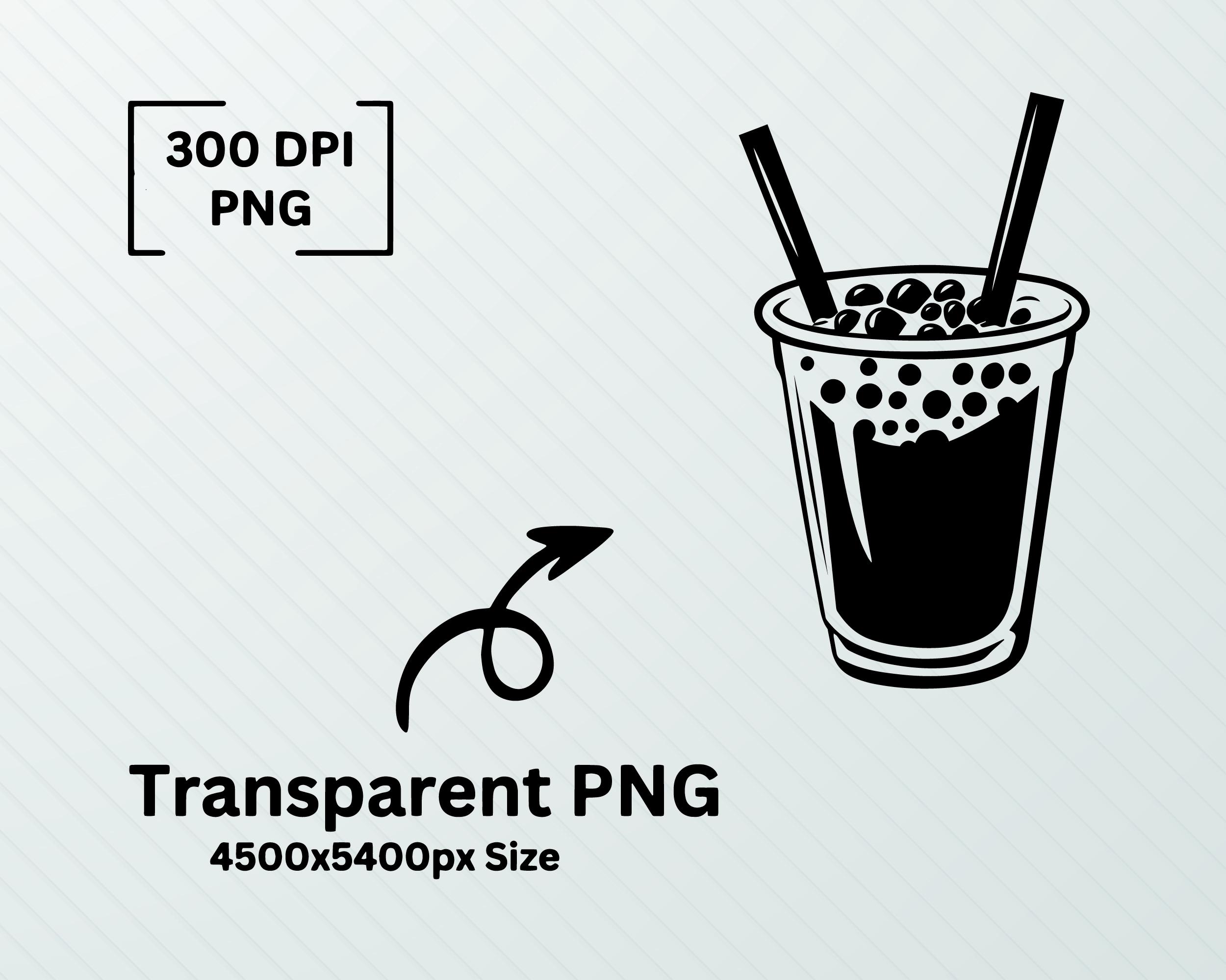 Boba Tea Clipart: SVG, PNG, Vector Art Cut Files - Etsy