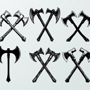 Battle Axe, Battle Axe Svg, Axe Svg, Axe Silhouettes Svg, Axe Circuit ...