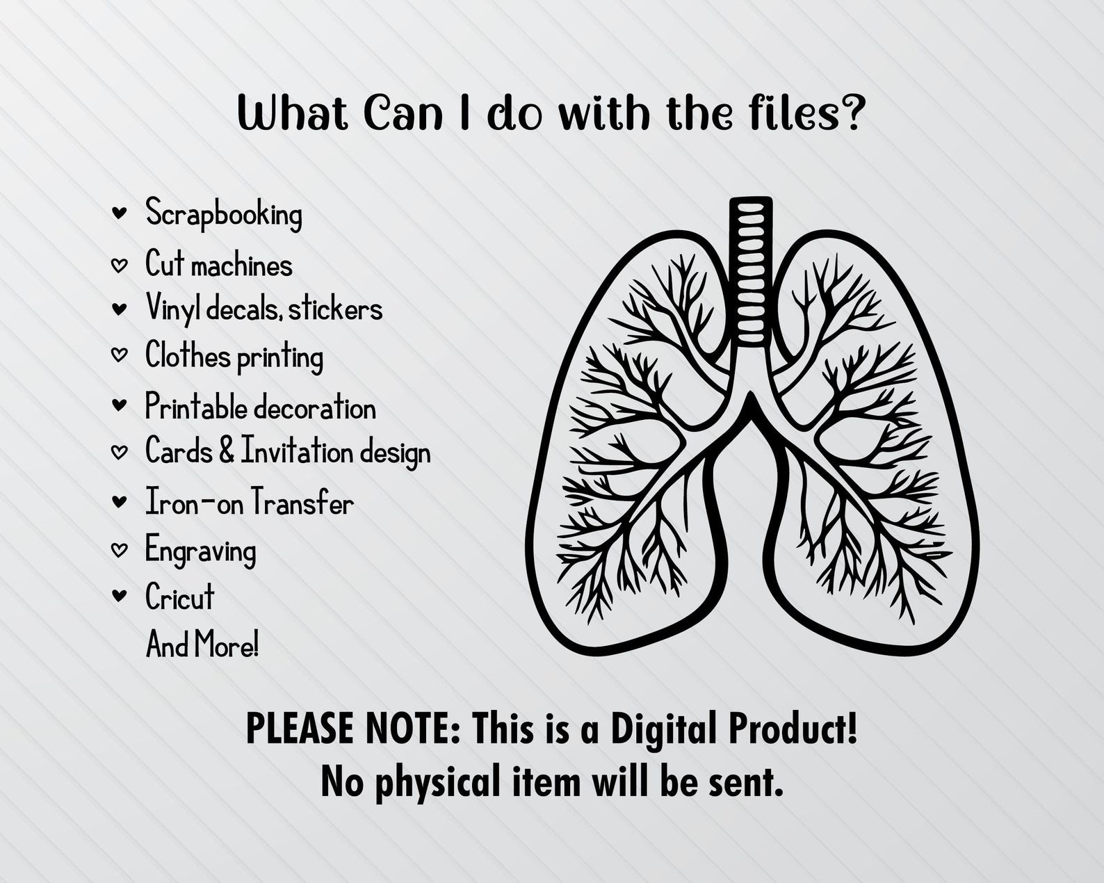 Human Lungs Silhouette, Human Lungs Svg Bundle Cut File, Lungs Png ...