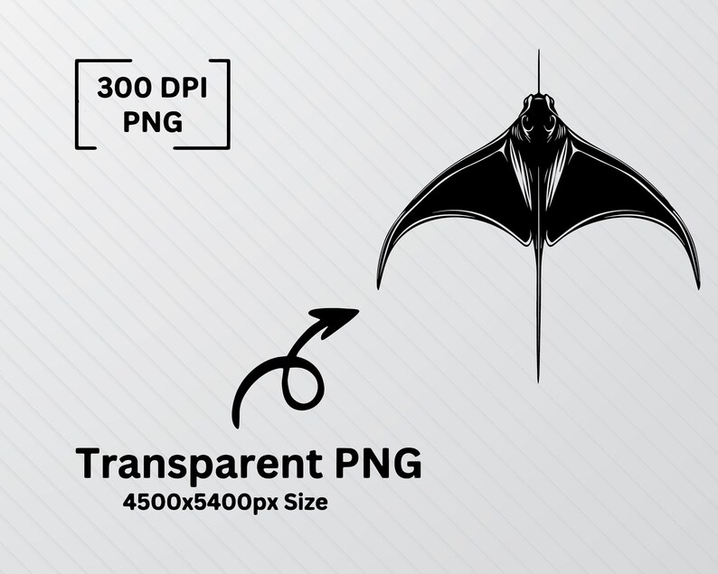 Manta Ray Svg Bundle, Manta Ray Silhouette Png, Manta Ray Vector, Manta ...