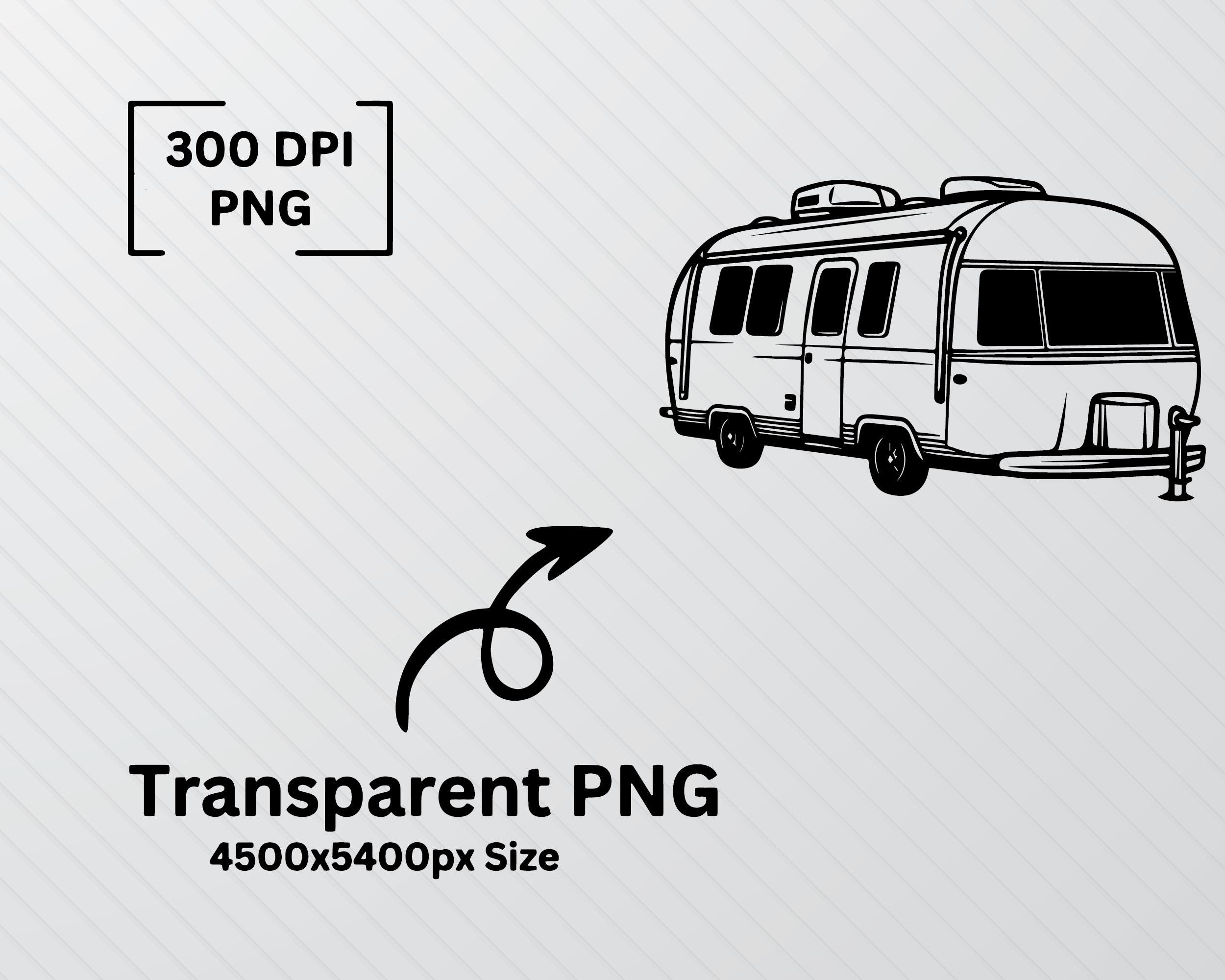 Airstream SVG Bundle: Trailer Clipart, Cricut Cut File (PNG) - Etsy