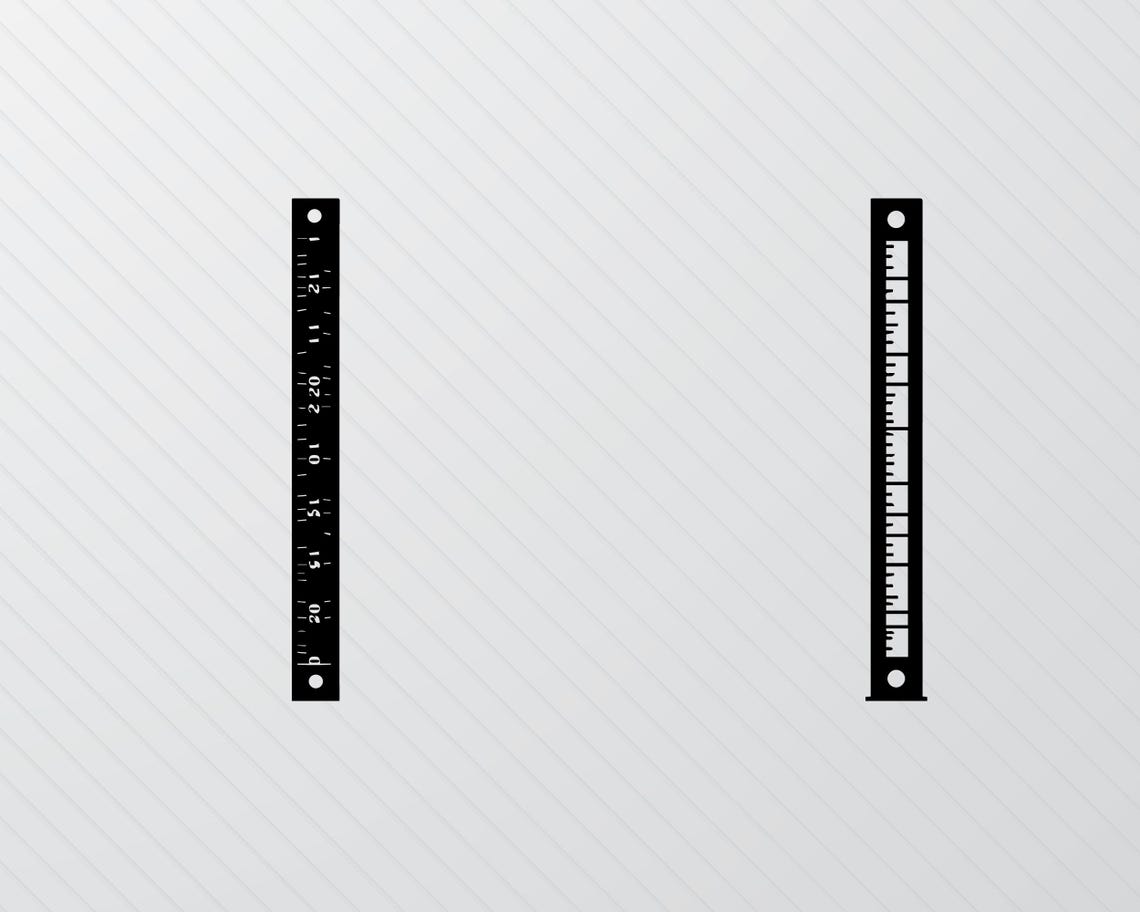 Ruler Silhouette Svg, Ruler Svg Bundle Cut Files, Ruler Vector Art ...