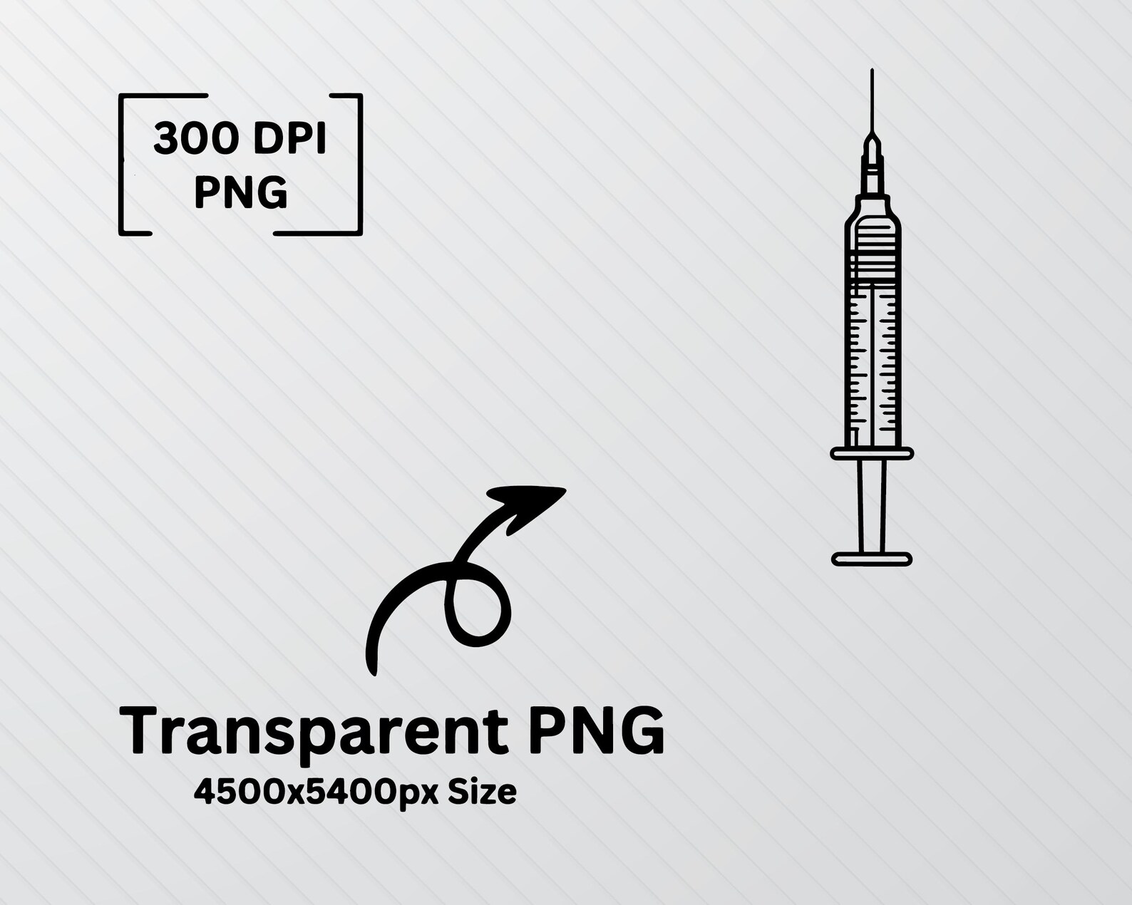 Syringe Silhouette, Syringe Svg Bundle Cut File, Syringe Clipart ...