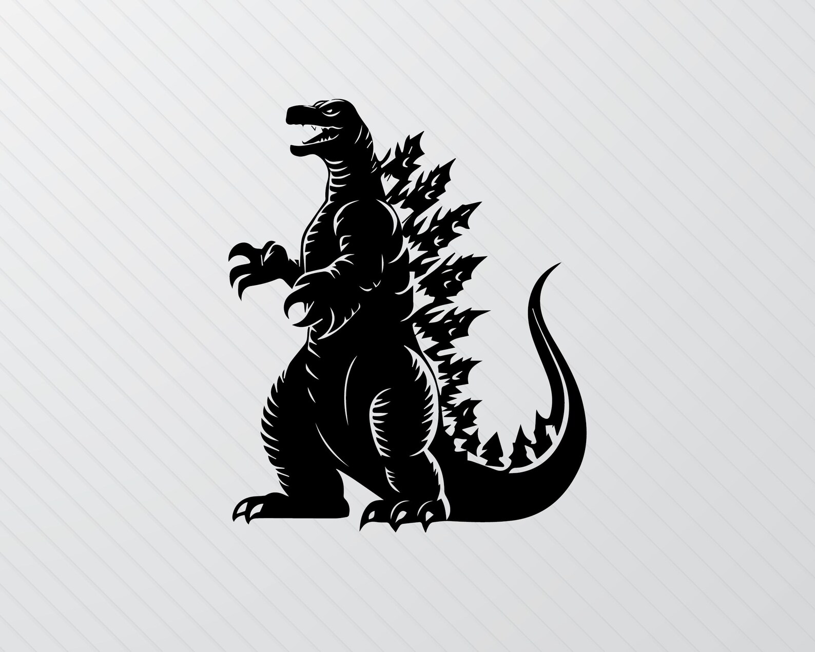 Godzilla Silhouette, Godzilla Svg Bundle, Godzilla Clipart, Godzilla ...