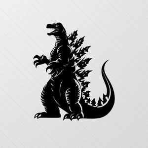 Godzilla Silhouette Bundle: SVG, PNG Cut Files - Etsy