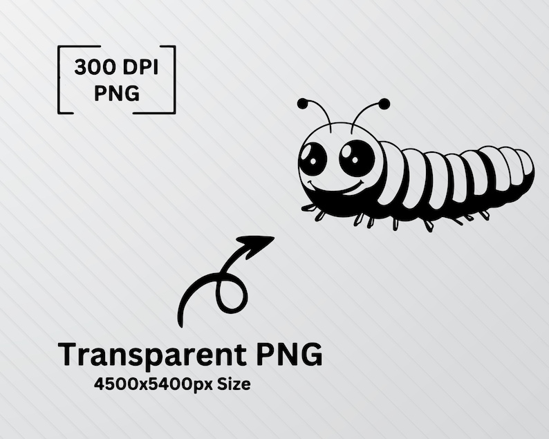 Caterpillar Svg Bundle, Caterpillar Silhouette, Spring Caterpillar ...