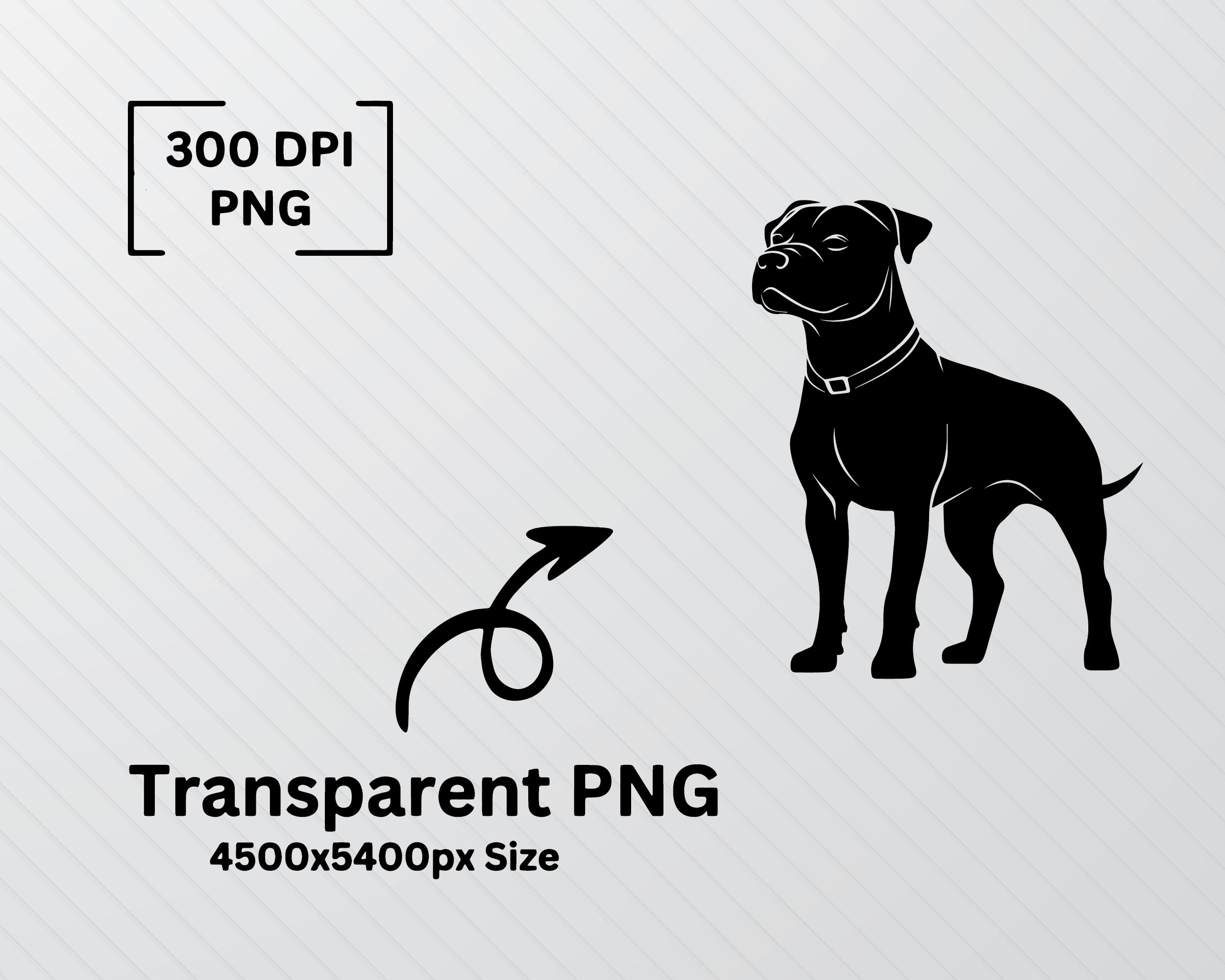 Staffy Dog SVG Bundle: Silhouette Clipart, Decal Cut Files (PNG) - Etsy