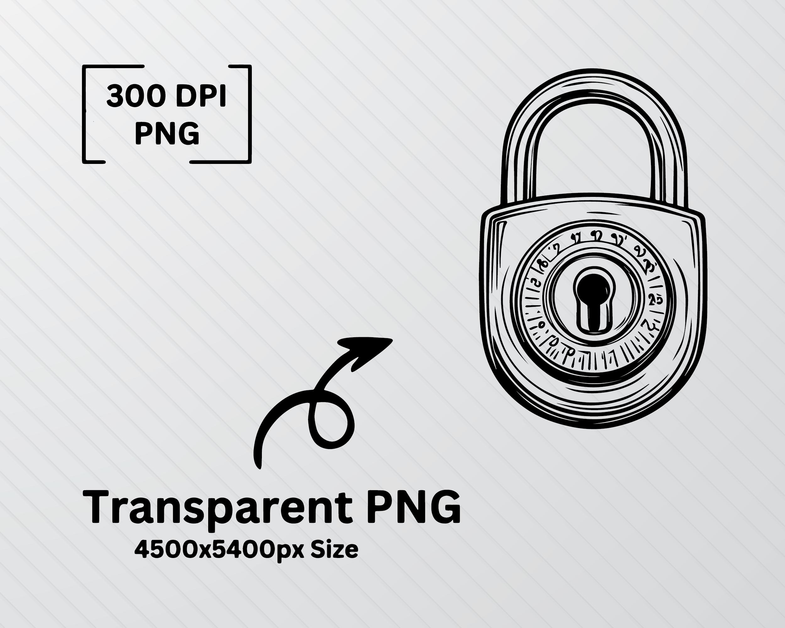 Combination Lock Silhouette, Combination Lock Svg Bundle, Lock Clipart ...