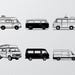 Van Silhouette Vector Art: SVG Bundle, PNG, Cricut Cut File - Etsy
