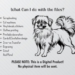 Pekingese Svg Bundle, Pekingese Dog Silhouette Cut File Cricut, Dog ...