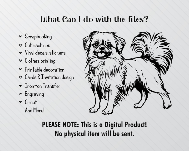 Pekingese Svg Bundle, Pekingese Dog Silhouette Cut File Cricut, Dog ...