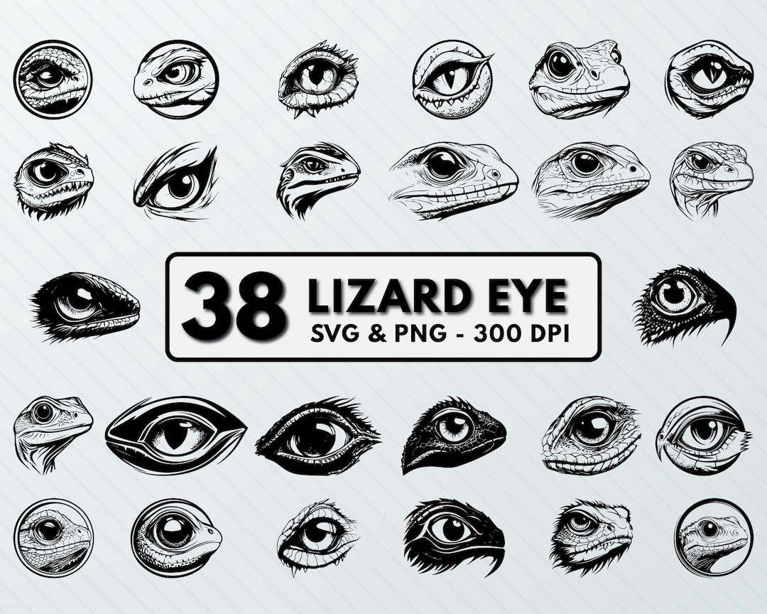 Lizard Eye Svg Png, Lizard Eye Clipart, Lizard Eye Silhouette, Lizard ...