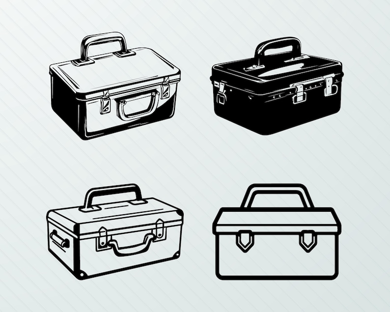 Toolbox SVG PNG Clipart: Toolbox Vector Cut Files (digital Download) - Etsy