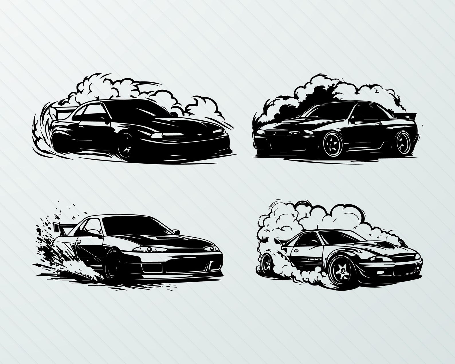 Drift Car Svg Png, Drift Car Clipart, Drift Car Silhouette, Drift Car ...