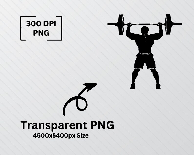 Weight Lifting Silhouette, Weight Lifting Svg Bundle, Gym Clipart ...