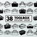 Toolbox SVG PNG Clipart: Toolbox Vector Cut Files (digital Download) - Etsy