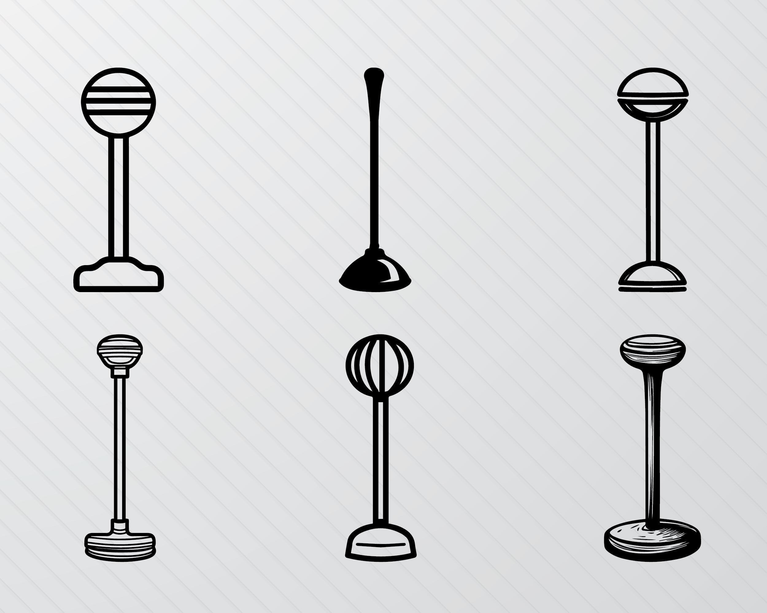 Plunger Silhouette Svg Plunger Svg Bundle Cut File Cricut Plunger 3547
