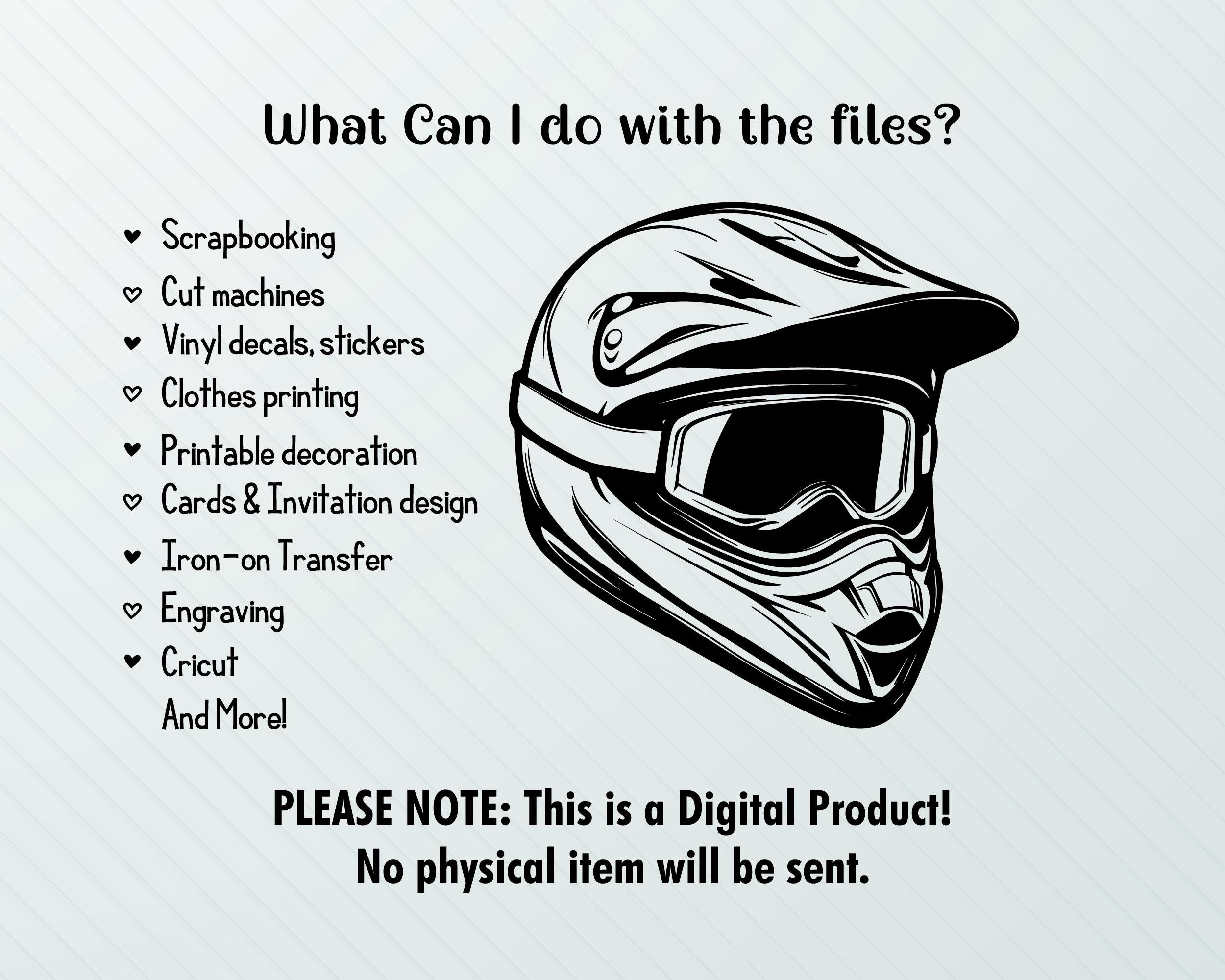 Motocross Helmet SVG, Motocross Helmet Graphics, Motocross Helmet ...